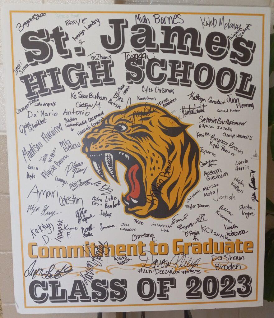 E1 Leadership Program Launch – St. James High School – Salute 1st